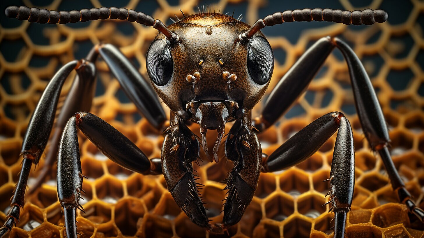 Explore the Intricate Details of a Picture of a Queen Ant